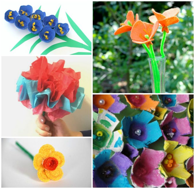 15 Beautiful Flower Crafts for Kids - Kids Art & Craft