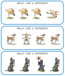 Finding Different Activities - Worksheets Preschool - Kids Art & Craft