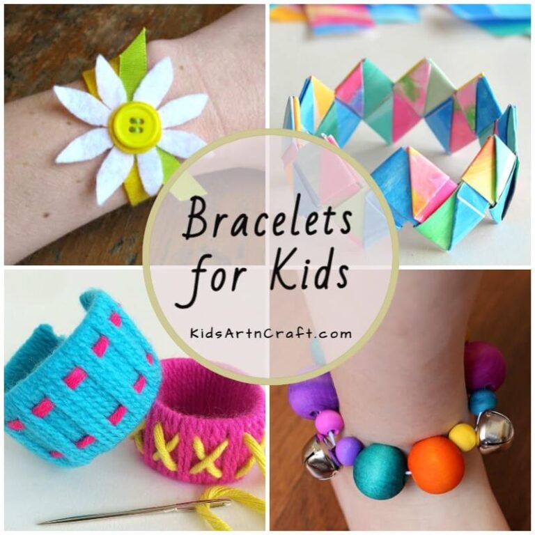 DIY Friendship Bracelets for Kids - Kids Art & Craft