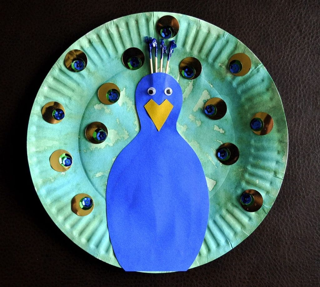DIY Pretty Peacock Themed Crafts for Kids! - Kids Art & Craft