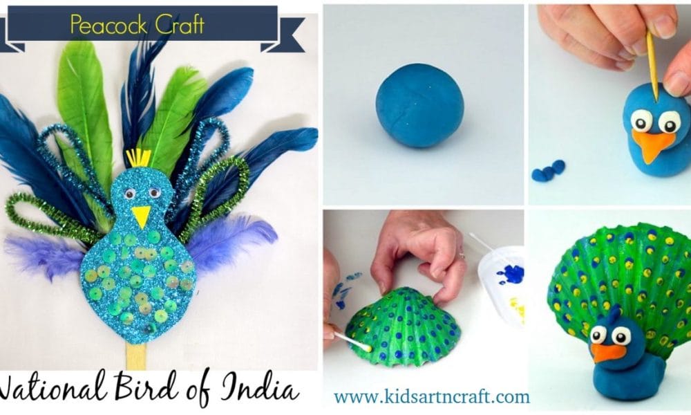 DIY Pretty Peacock Themed Crafts for Kids! - Kids Art & Craft