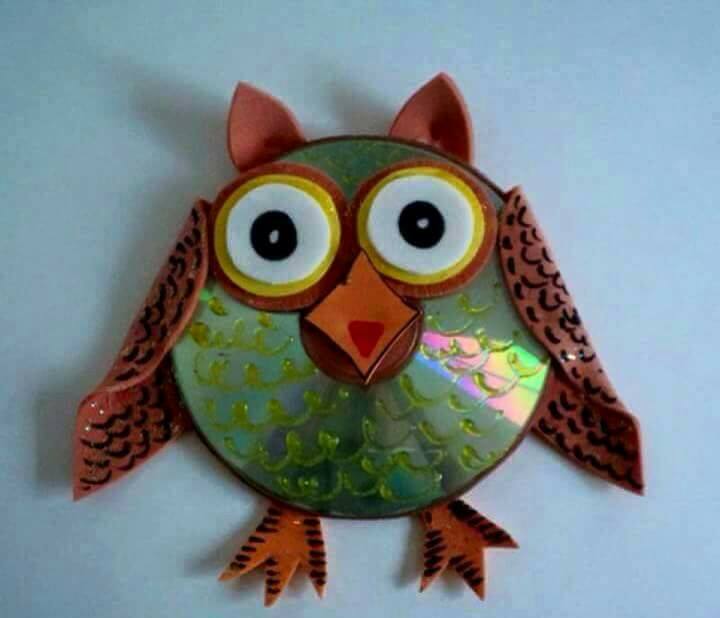 Fun Activities: Old CD Animal Crafts for Kids - Kids Art & Craft