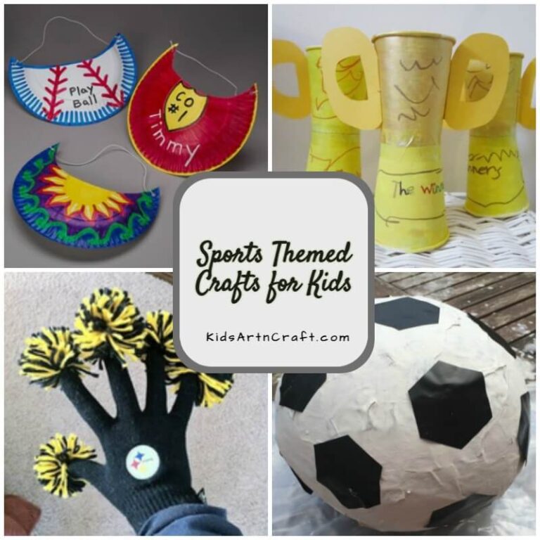 Sports Themed Crafts for Kids - Kids Art & Craft