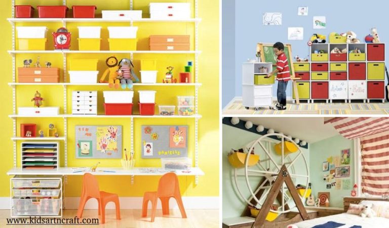 15 Awesome Storage Ideas For Kids Room - Kids Art & Craft