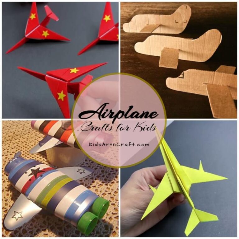 23 Airplane Craft Ideas For Kids - Kids Art & Craft