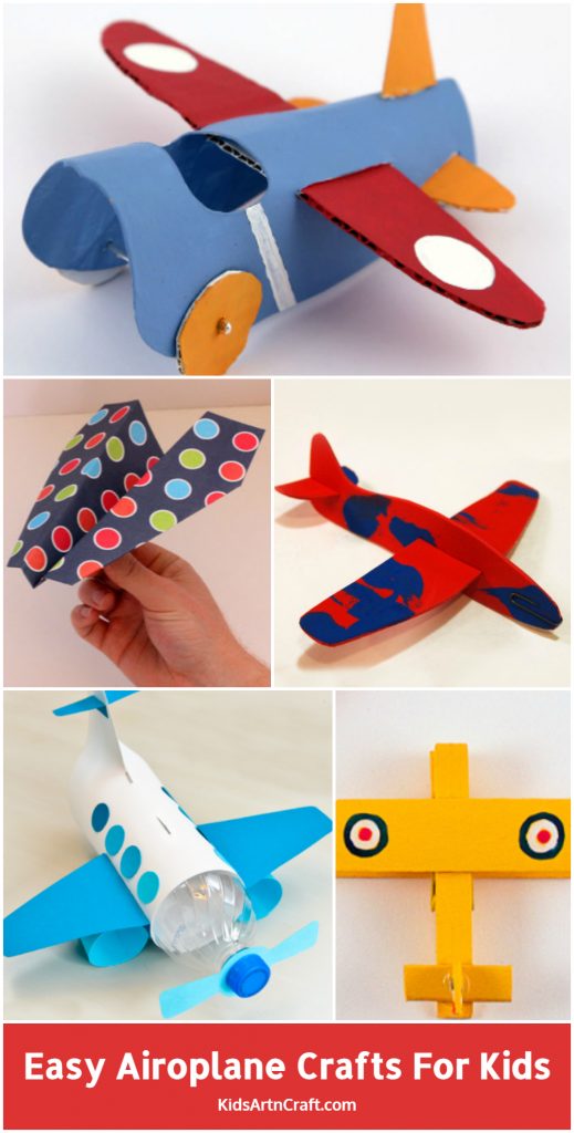 23 Kids Loving Airplane Crafts - Kids Art & Craft