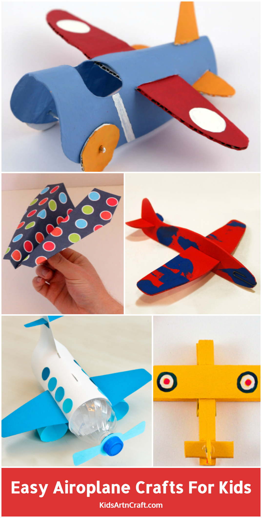23 Kids Loving Airplane Crafts - Kids Art & Craft