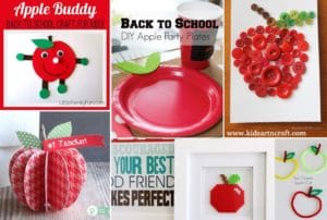 15 Back to School Apple Crafts and Activities - Kids Art & Craft