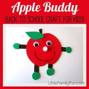 15 Back to School Apple Crafts and Activities - Kids Art & Craft
