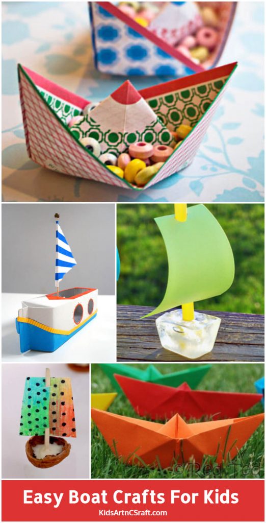 15+ Lovely and Easy Boat Crafts for Kids - Kids Art & Craft