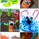 Crazy Monster Crafts for Kids - Kids Art & Craft