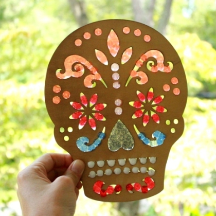 Easy Day of the Dead DIY Crafts Project for Kids - Kids Art & Craft