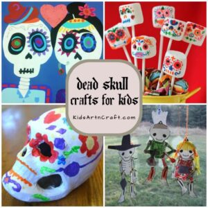Easy Day of the Dead DIY Crafts Project for Kids - Kids Art & Craft