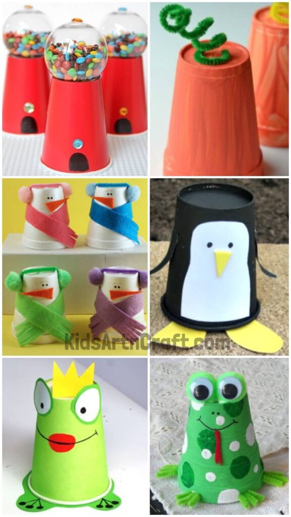 30 Disposable Glass/Cup Crafts for Kids - Kids Art & Craft