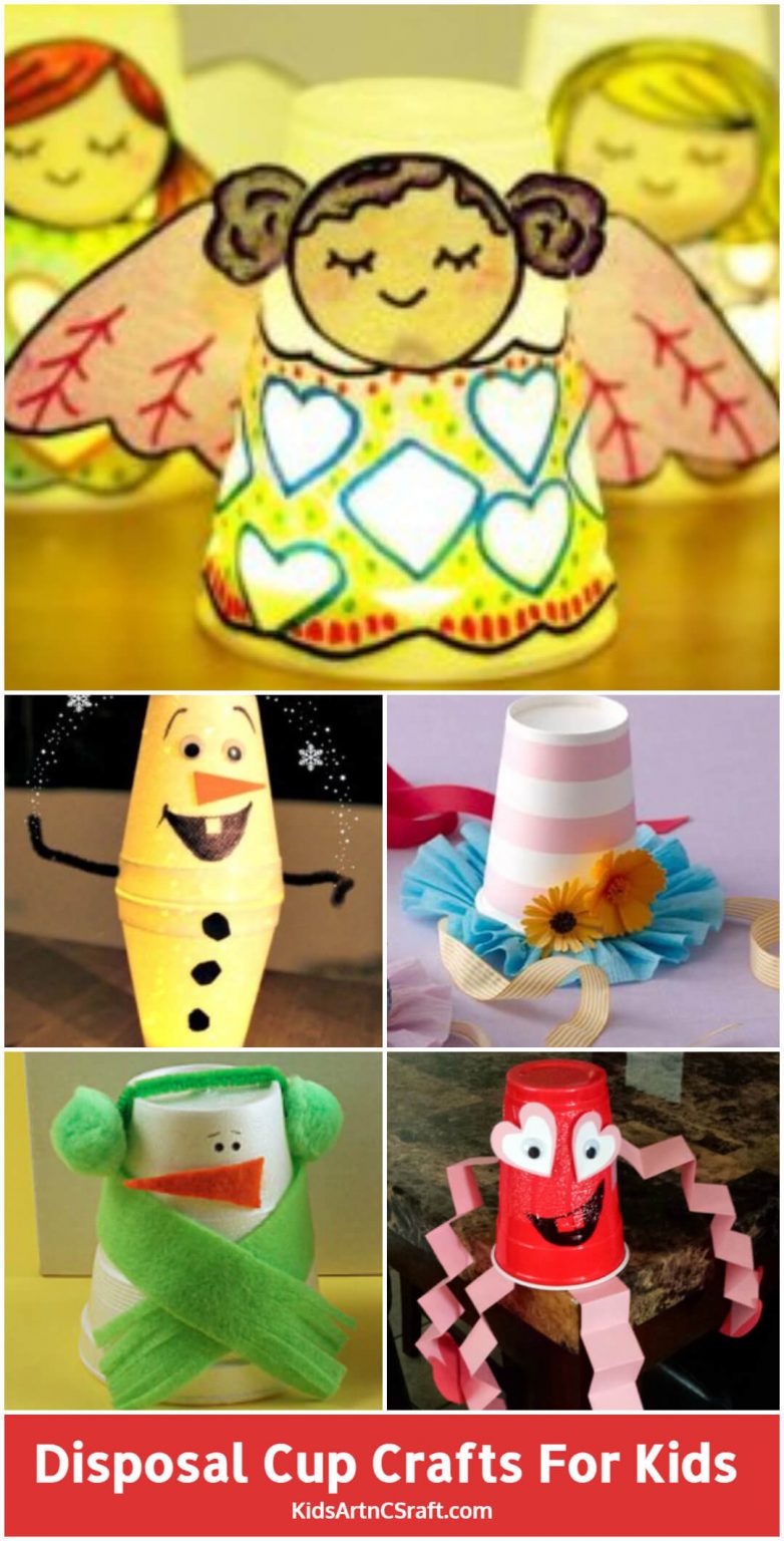 30 Disposable Cup Crafts for Kids - Kids Art & Craft