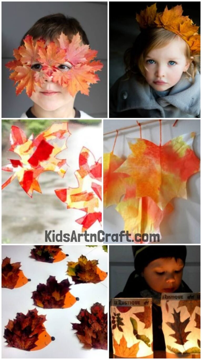 Fun Fall Leaf Crafts for Kids - Kids Art & Craft
