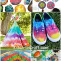 Groovy Tie Dye Crafts For Kids - Kids Art & Craft