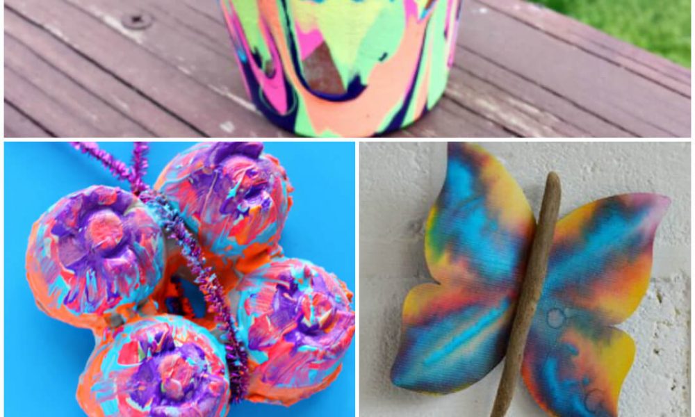 20+ Groovy Tie Dye Crafts For Kids - Kids Art & Craft