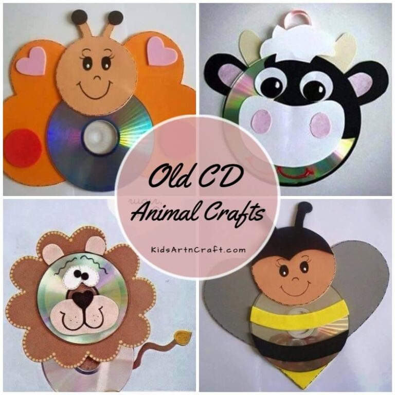 Fun Activities: Old CD Animal Crafts for Kids - Kids Art & Craft