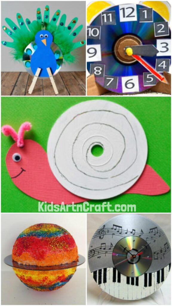 Old CD Decoration And Craft Ideas - Kids Art & Craft