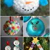 24 Easy Christmas Ornaments Crafts for Children - Kids Art & Craft