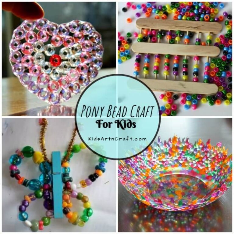 21 Pony Bead Craft And Projects For Kids - Kids Art & Craft
