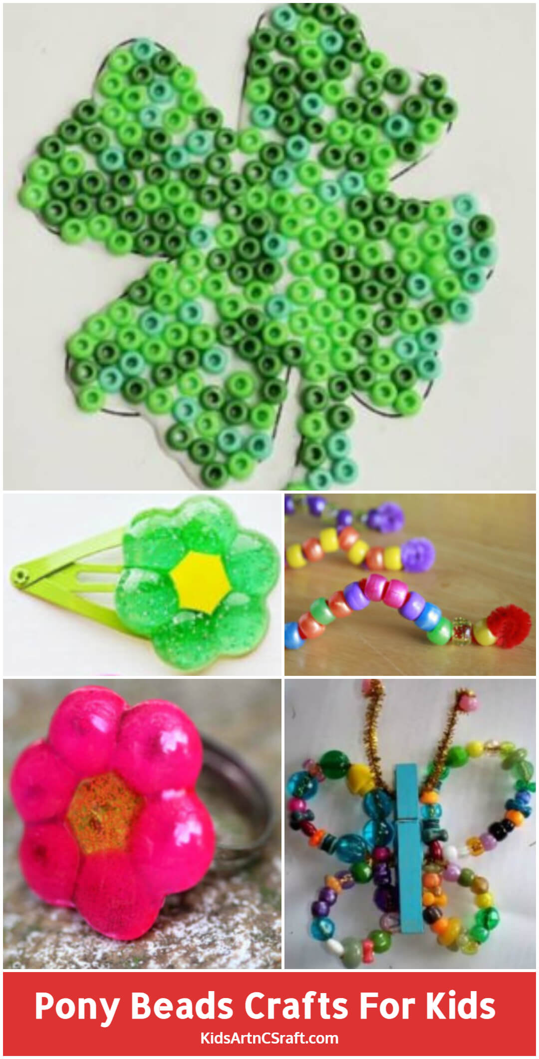 21 Awesome Pony Bead Craft projects for Kids - Kids Art & Craft
