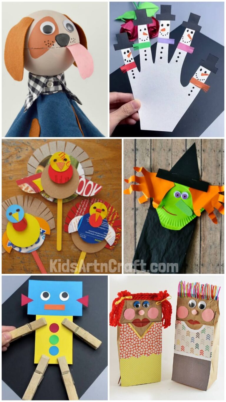 Playful Puppet Crafts For Kids - Kids Art & Craft