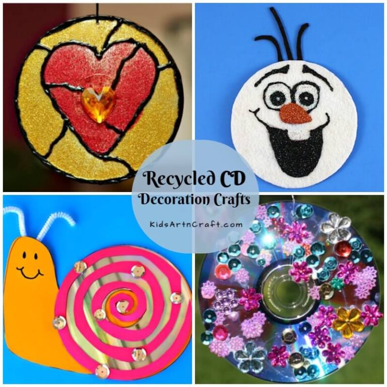 Old CD Decoration And Craft Ideas - Kids Art & Craft