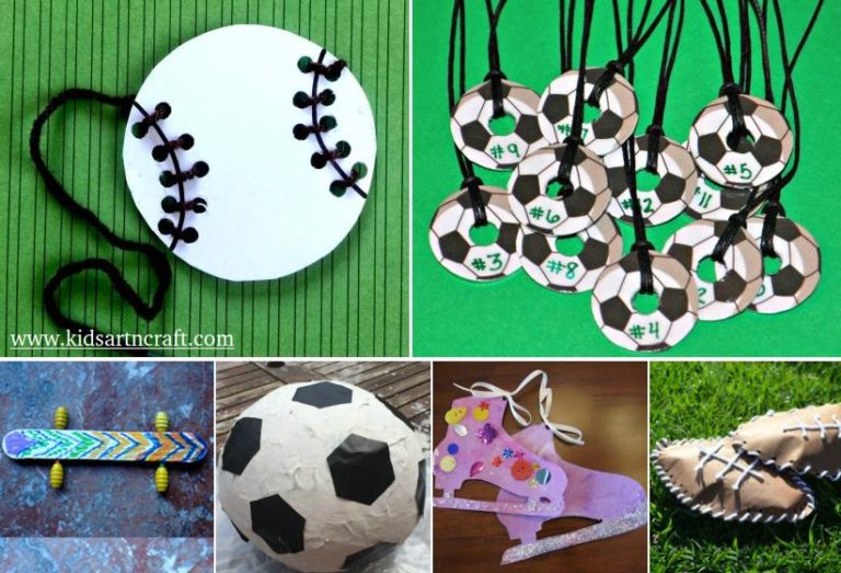 Sports Themed Crafts for Kids - Kids Art & Craft