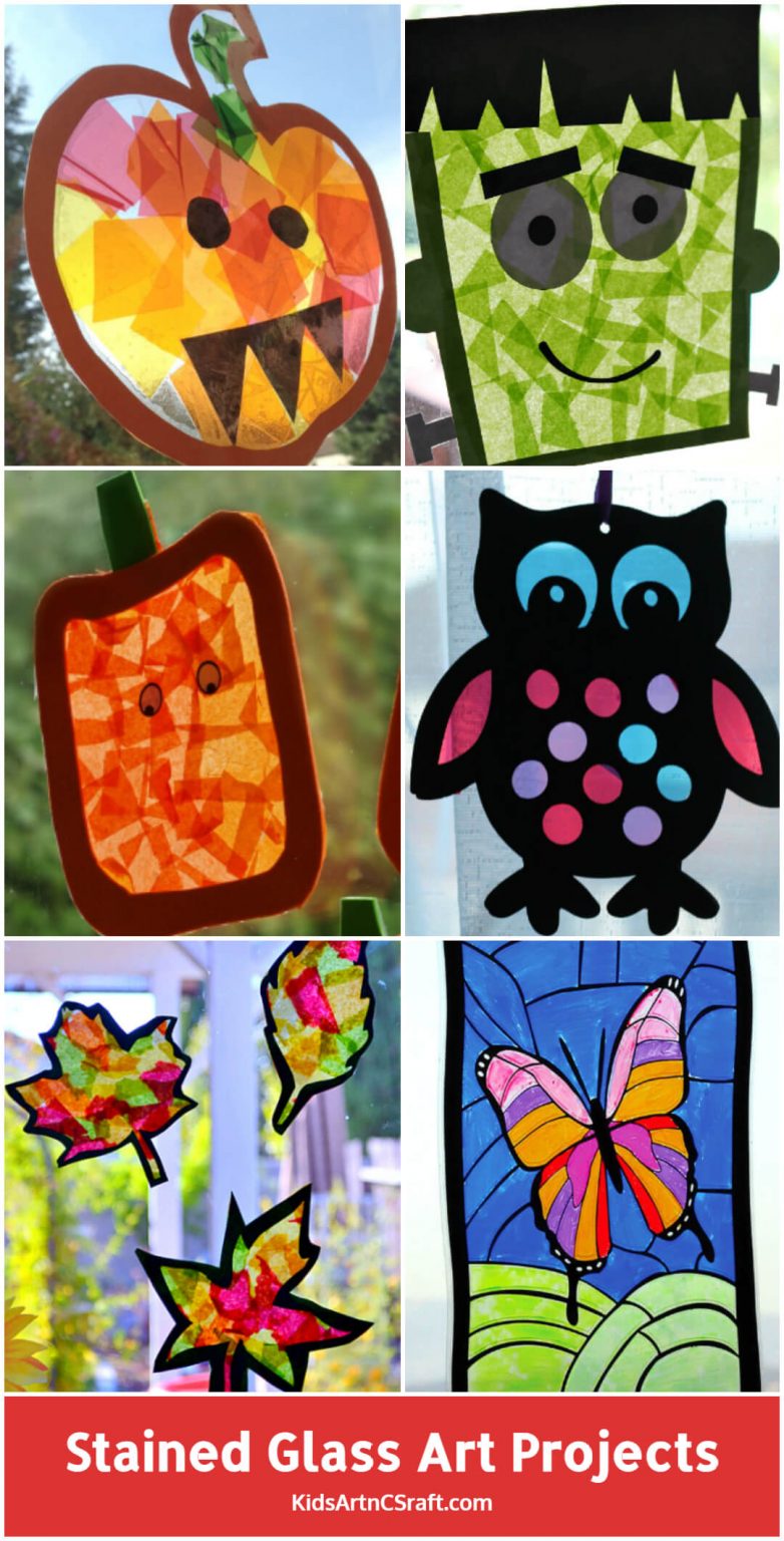 24 Beautiful Stained Glass Art Projects for Kids - Kids Art & Craft