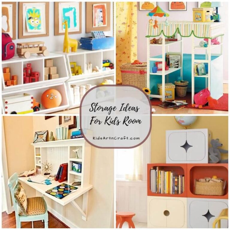 15 Awesome Storage Ideas For Kids Room - Kids Art & Craft