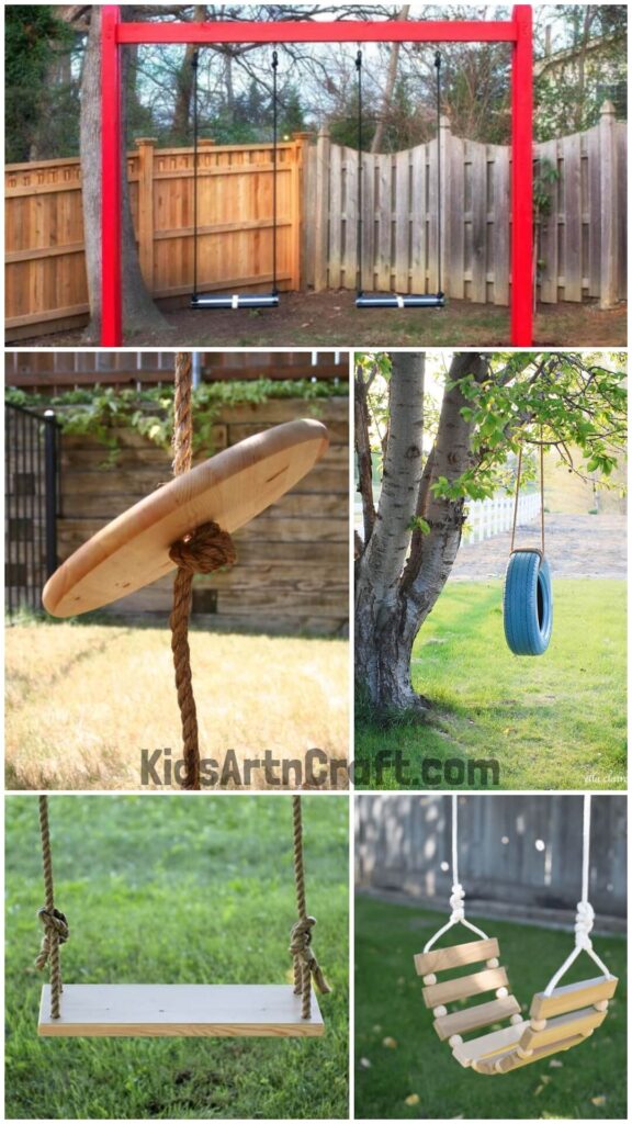DIY Swing-Set Tutorials for Kids - Kids Art & Craft