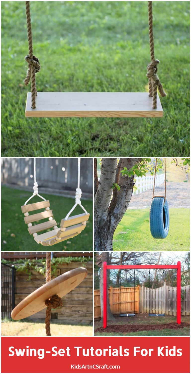 DIY Swing-Set Tutorials for Kids - Kids Art & Craft