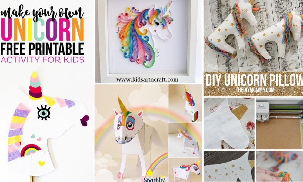 Unicorn Quilling And Craft Ideas For Kids - Kids Art & Craft