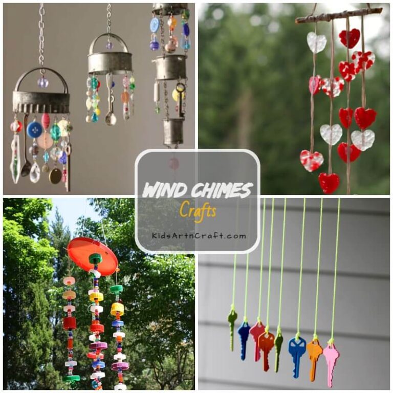 DIY Wind Chimes Craft for Kids - Kids Art & Craft