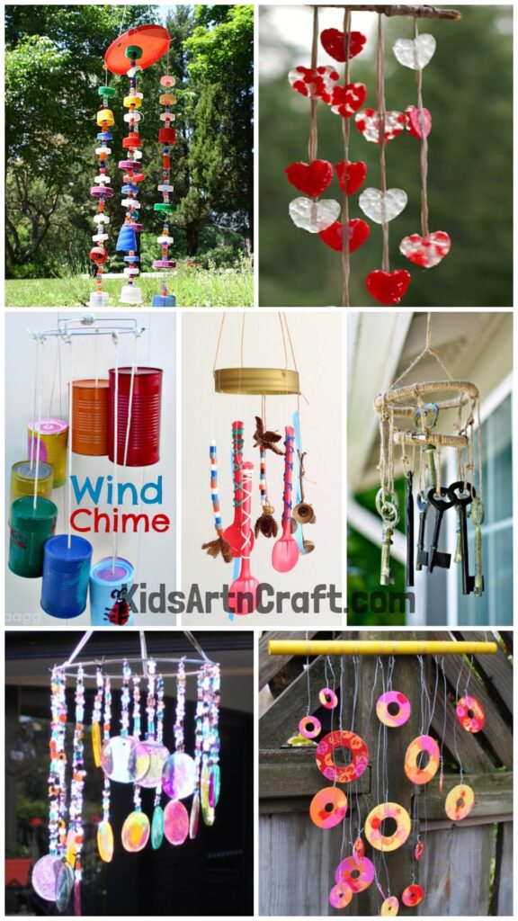 DIY Wind Chimes Craft for Kids - Kids Art & Craft