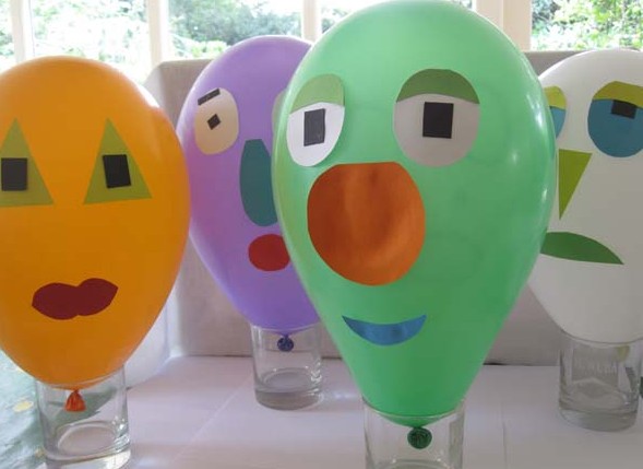 Funny Balloon Faces Craft for kids - Kids Art & Craft