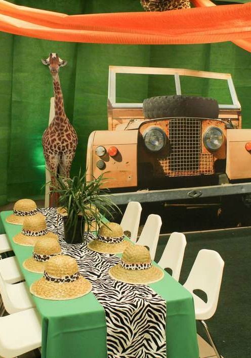 Jungle Safari Theme Birthday Party Ideas - Kids Art & Craft