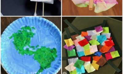 Easy Tissue Paper Crafts For Kids - Kids Art & Craft