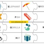 Toddler Pre-K Letter/Word Matching Printable Game - Kids Art & Craft