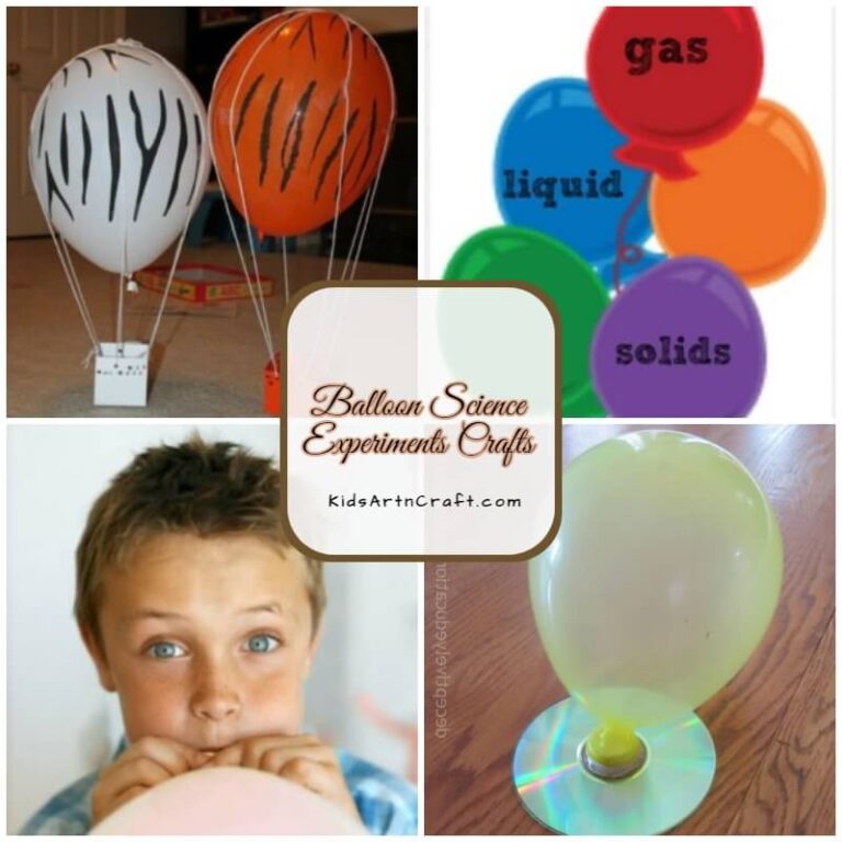 Fun Balloon Science Experiments for Kids - Kids Art & Craft