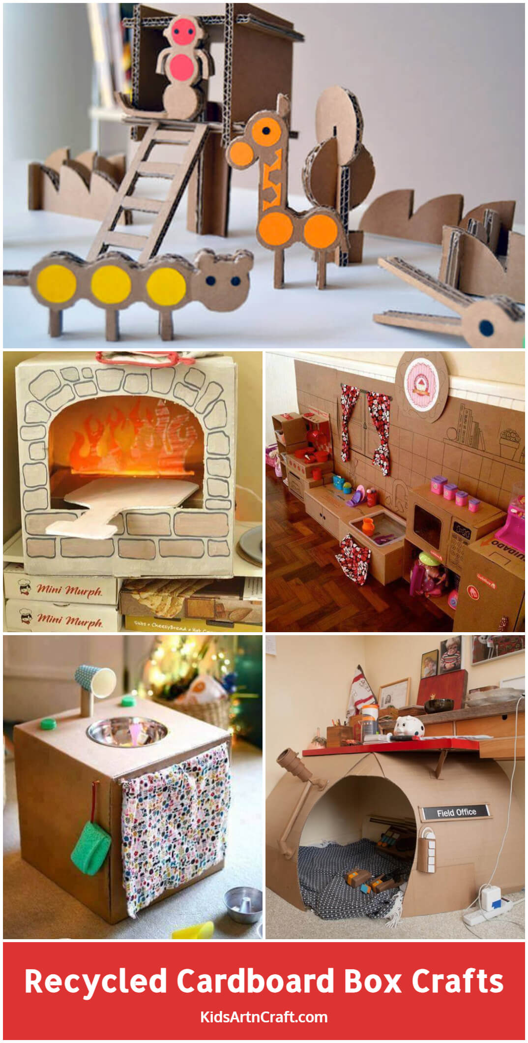 Recycled Cardboard Box Crafts For Kids - Activities for Toddlers - Kids ...