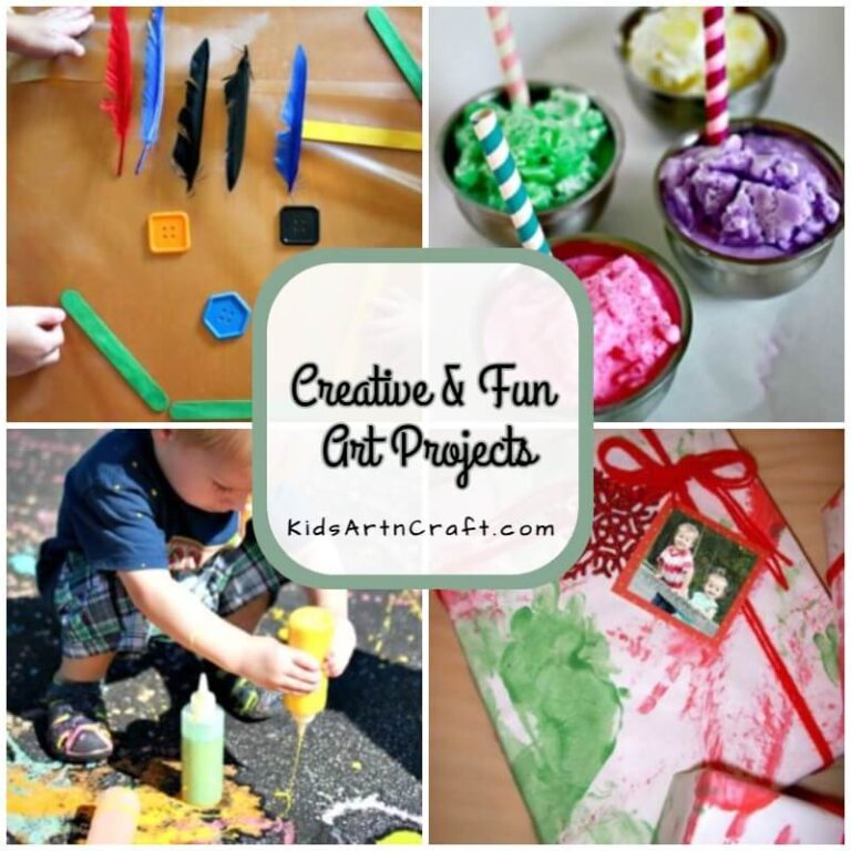 Creative & Fun Art Projects for Kids - Kids Art & Craft