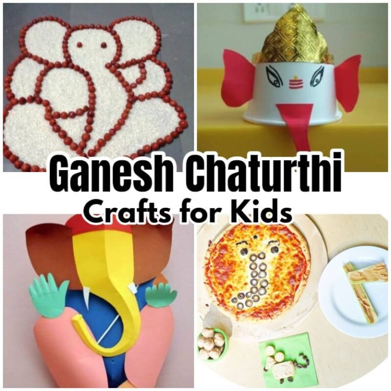 Ganesh Chaturthi Crafts and Activities for Kids 2023 - Kids Art & Craft