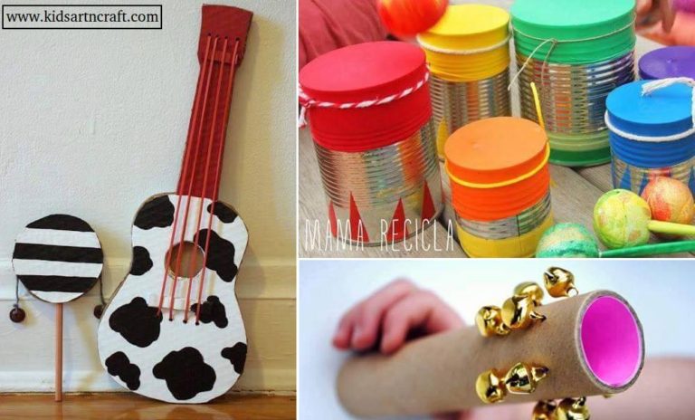 Musical Instrument Crafts for Kids - Kids Art & Craft