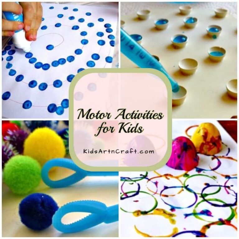 Fine Motor Activities for Toddlers - Kids Art & Craft