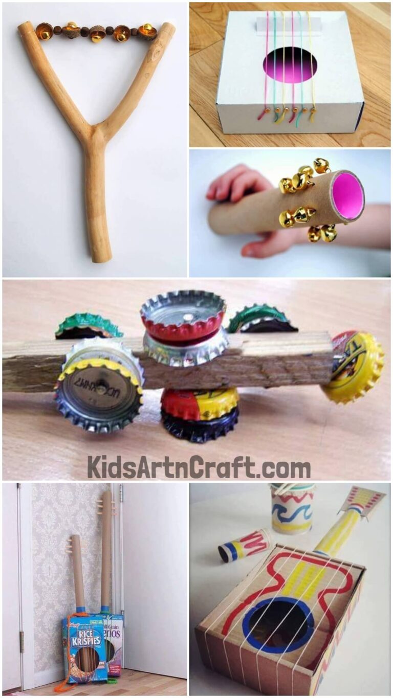 Musical Instrument Crafts for Kids - Kids Art & Craft