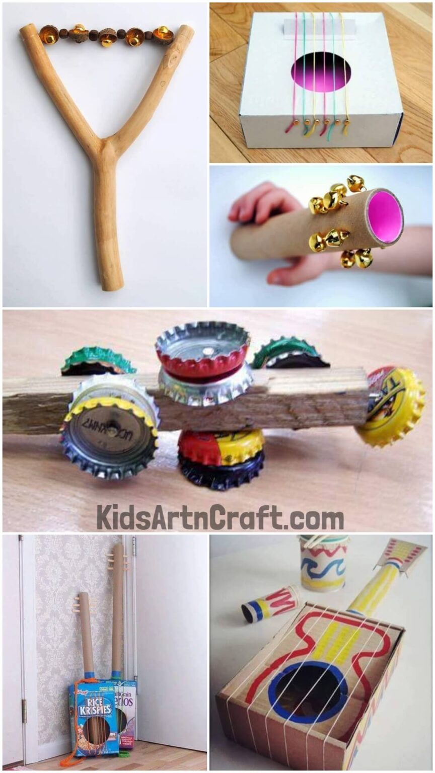 Musical Instrument Crafts for Kids - Kids Art & Craft
