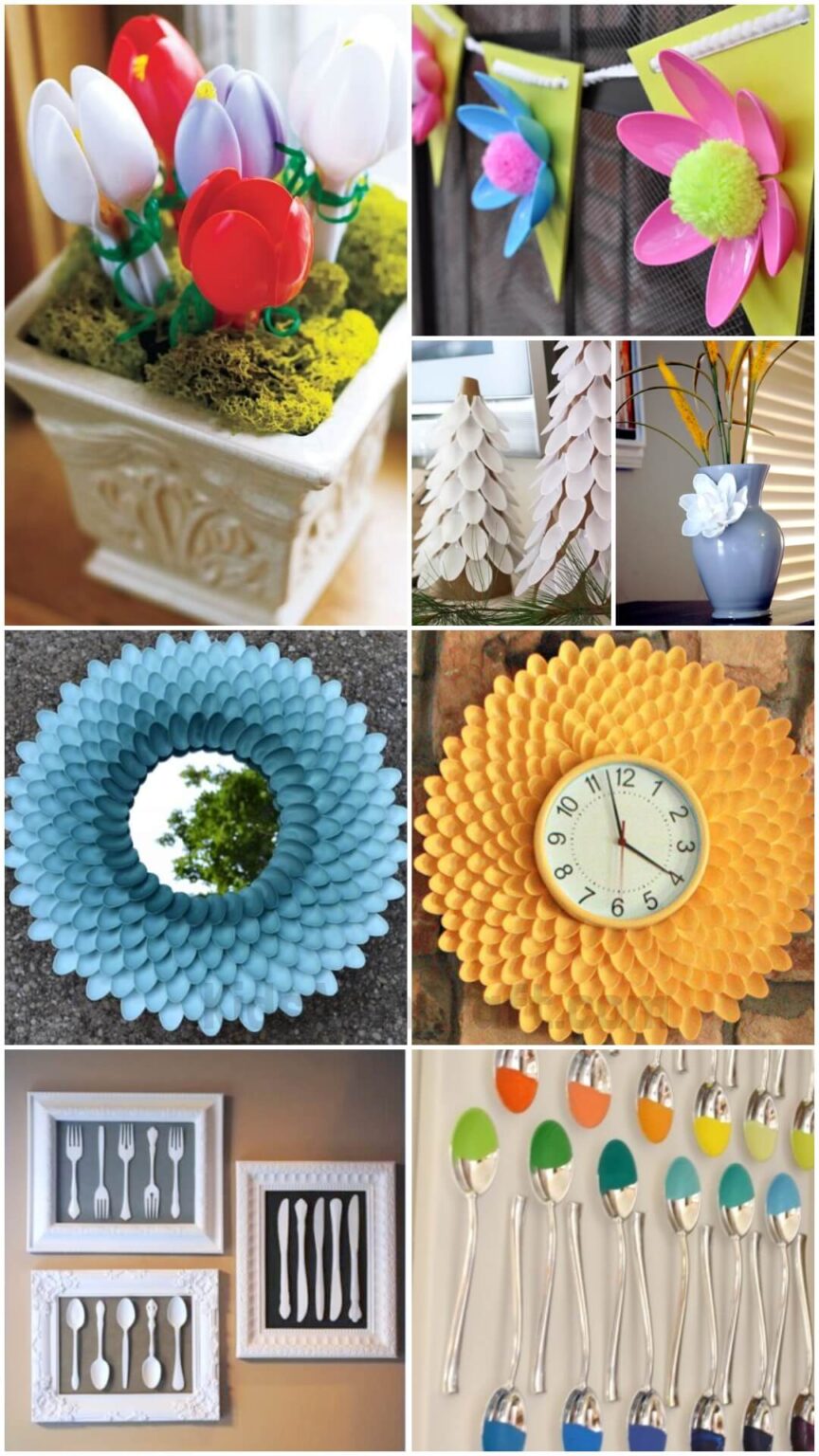 25+ Easy and Creative Plastic Spoon Projects - Kids Art & Craft